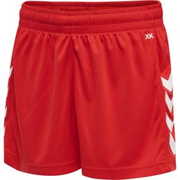 Hummel Jungen Trainingsshorts "HMLCORE XK POLY SHORTS KIDS", rot, Gr. 164, Obermaterial: 100% Polyester, Hosen, f&uuml;r Kinder