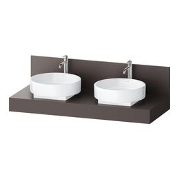 Duravit Konsole Balcoon 130x55x37cm, 2 A., Be beids., braun ma (BA90390IGIG0000)