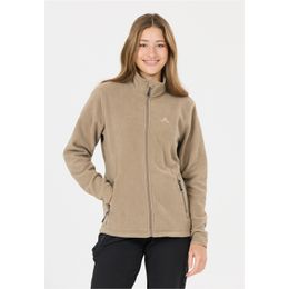 WHISTLER Damen Fleecejacke "Cocoon", beige, Gr. 44, unifarben, 100% Polyester, Jacken, mit praktischem Tunnelzug