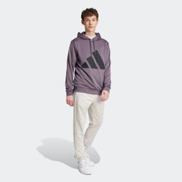 Herren Trainingsanzug "M BL FT HD TS", grau, Gr. M, adidas Sportswear, Obermaterial: 100% Polyester, Sportanz&uuml;ge, zweiteiliges Set aus Hose und Hoodie