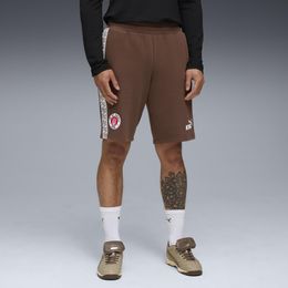 Puma Sporthose "FC St. Pauli KING Sweat-Shorts Herren", wei&szlig;, Gr. S, unifarben, Obermaterial: 100% Baumwolle. Taschenfutter: 100% Baumwolle. Besatz: