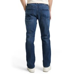 Tom Tailor Herren Straight-Jeansused schwarz stone blau denim, Gr. 30, unifarben, Denim/Jeans, Obermaterial: 92% Baumwolle, 6% Polyester, 2%