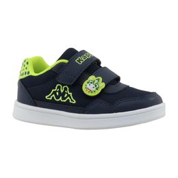 Kappa M&auml;dchen Sneaker, Gr. 25, blau, Synthetik, Textil, Schuhe