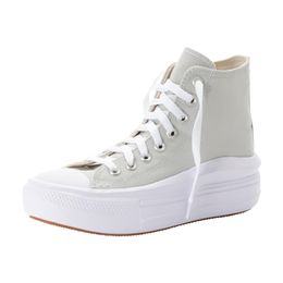 Sneaker Converse "CHUCK TAYLOR ALL STAR MOVE", Damen, Gr. 37, grau (fossilized), Textil, Schuhe Sneaker