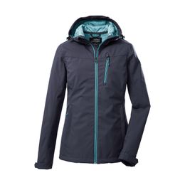 Killtec Damen Softshelljacke "KOS 89 WMN SFTSHLL JCKT"nachtblau, Gr. 46, Oberseite: 100% Polyester.R&uuml;ckseite: 100% Polyester.Futter: 100% Polyester,