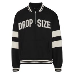 Dropsize Sweatshirt 'Heavy' Damen Gr&ouml;&szlig;e L schwarz / wei&szlig;