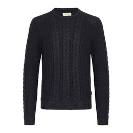 Blend Herren Strickfleece-Pullover "Strickpullover BHBasim", schwarz, Gr. XL, Obermaterial: 50% Baumwolle CO. 47% Polyacryl PAN. 3% Nylon NY.,