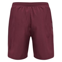 Hummel Sportshorts Herren Gr&ouml;&szlig;e XL stone / rotviolett / wei&szlig;