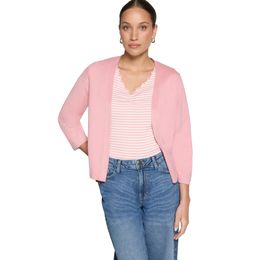 ZERO Herren Strickjacke "Damen mit 3/4 Arm"bridal rose, Basic, Gr. 38, Obermaterial: 40% Baumwolle, 60% Viskose, Strickjacken, Plain/ ohne Details