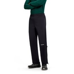 Berghaus Herren Regenhose "PACSMART 2.5L RAIN-PANT"schwarz, schwarz 31, Gr. XXL, Obermaterial: 100% Polyamid, Hosen, ohne Verschluss, atmungsaktiv,