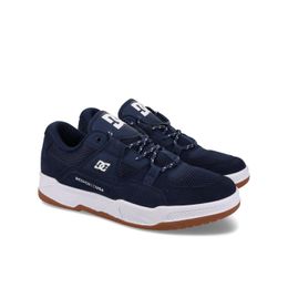 DC Shoes Herren Schn&uuml;rschuh "Construct", Gr. 5,5, blau, Obermaterial:54.6% Leder, 20.9% Synthetikmaterial, 25.5% Polyester., Schuhe