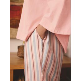 next Pyjama Damen Gr&ouml;&szlig;e XS creme / hellblau / rosa / rot Winterkleid