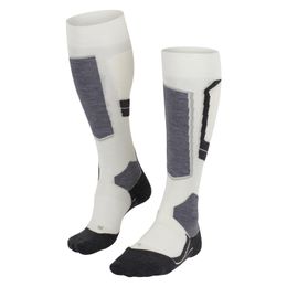 Skistr&uuml;mpfe Falke "SK4 Advanced", Damen, Gr. 39-40, off, wei&szlig;, Materialmix, normal, Socken Skistr&uuml;mpfe, w&auml;rmend, hohe Feuchtigkeitsaufnahme, schnell trocknend, Topseller