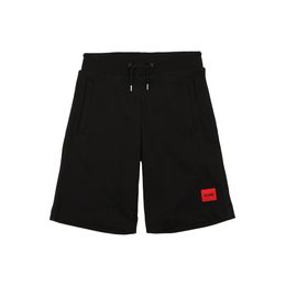 Hugo Shorts Jungen Gr&ouml;&szlig;e 116 rot / schwarz