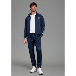 Trainingsanzug Bruno Banani, Herren, Gr. XL, marine, Web, Obermaterial: 100% Polyester, unifarben, Sportanz&uuml;ge Trainingsanzug