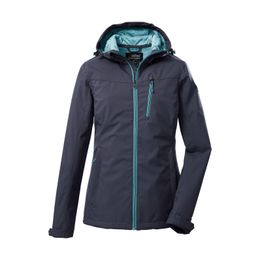 Killtec Damen Softshelljacke "KOS 89 WMN SFTSHLL JCKT"nachtblau, Gr. 36, Oberseite: 100% Polyester.R&uuml;ckseite: 100% Polyester.Futter: 100% Polyester,