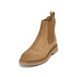 Marc O'Polo Chelseaboots MARC O'POLO "aus weichem Veloursleder", Damen, Gr. 36, braun (m766), Obermaterial: 100% Leder (Rind), unifarben, Schuhe Chelseaboots