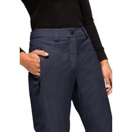 Maier Sports Damen Skihose "Ronka", blau, Gr. 18, 100% Polyester, Hosen, Damen Schneehose, wind- und wasserdicht, 2 RV-Taschen, Regular Fit