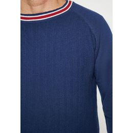 Boline Pullover Herren Gr&ouml;&szlig;e M navy / rot / wei&szlig;
