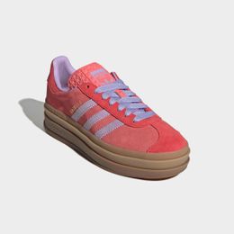 Damen Sneaker "GAZELLE BOLD", adidas originals, Gr. 40,5semi flash rot, powder plum, semi lucid rot, Leder, Schuhe