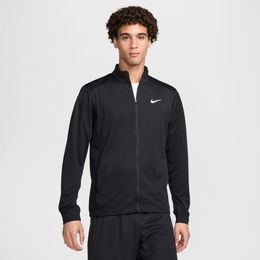 Trainingsjacke Nike "M NK DF TOTALITY KNIT JACKET", Herren, Gr. S, schwarz, wei&szlig;, Obermaterial: 100% Polyester, normal, Jacken Trainingsjacke, sportlicher Stil, leichtes Material, feuchtigkeitsableitend