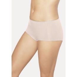 Lascana Damen Panty, Gr. 40, beige, Single Jersey, Obermaterial: 95% Baumwolle, 5% Elasthan, unifarben, Unterhosen, aus Baumwolle, mit sch&ouml;ner