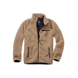 Brandit Kapuzenpullover "Teddyfleece", beige, Gr. M, Obermaterial: 100% Polyester PES., Pullover