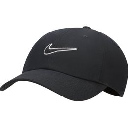 Baseball Cap Nike Sportswear "U NK CLUB CAP U CB SWSH L", Damen, Gr. M, schwarz, schwarz, Obermaterial: 100% Polyester, Caps Baseball Cap, mit Tri-Glide-Verschluss, aus Twill-Material