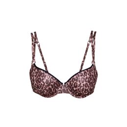 JOOP! JOOP Damen Bandeau-Bikini-Top "Leopard Beach"leopard aop, Gr. 42, Obermaterial: 92% Polyamid, 8% Elasthan, Bikini-Oberteile