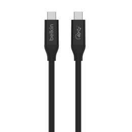 Belkin USB-Kabel "Connect USB4-Kabel", schwarz, 80cmcm, Kabel, unterst&uuml;tzt Power Delivery und schnelles Laden per &bdquo;Passthrough&ldquo;, USB-Kabel