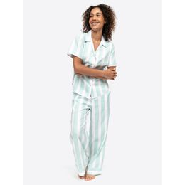 Cyberjammies Schlafshirt 'Francesca' Damen Gr&ouml;&szlig;e XS mint / rosa / wei&szlig;