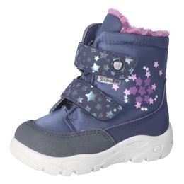 Damen Winterstiefel "Milena WMS: mittel", Pepino BY RICOSTA, Gr. 23, blau, Lederimitat, Nylon, Textil, Schuhe, Babyschuh mit Warmfutter und Sympatex,