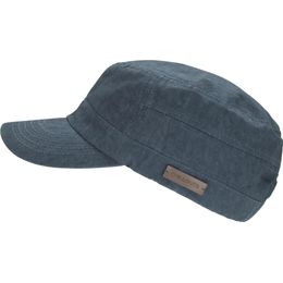 Army Cap Chillouts "Ettrick Hat", Herren, blau (navy), Baumwolle, unifarben, Caps Army Cap, aus reiner Baumwolle mit individueller Passform & robustem Charakter