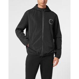 Plein Sport Herren Windbreaker "Carbon Tiger", schwarz, Gr. XXL, Obermaterial: 100% Polyester. Futter: 100% Nylon, Jacken