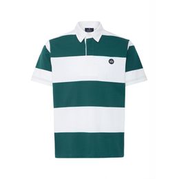 Kronstadt Poloshirt ' KSGrimmon ' Herren Gr&ouml;&szlig;e L gr&uuml;n / wei&szlig;