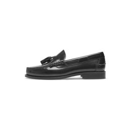Loafer Henry Stevens "Hunter M TL", Herren, Gr. 48H, schwarz, Kalbsleder, Schuhe Loafer