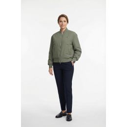 Bomberjacke Calvin Klein Jeans, Damen, Gr. XS (36), dusty olive, Web, Obermaterial: 100% Polyamid, unifarben, regular fit normal, Rundhals, eingesetzt Rippb&uuml;ndchen, Jacken Bomberjacke, Regular fit mit Stehkragen