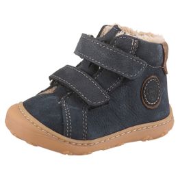 Lauflernschuh Pepino BY RICOSTA "Gedo WMS: normal", M&auml;dchen, Gr. 21, navy, Leder, Schuhe Lauflernschuh, Barfu&szlig;schuh mit hochgezogener Zehenkappe, Gr&ouml;&szlig;enschablone zum Download