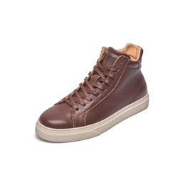 Henry Stevens Herren Sneaker "Travis MTS", Gr. 47, braun, Kalbsleder, Schuhe