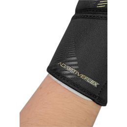 Reusch Damen Torwarthandschuhe "Fastgrip Gold", gold, Gr. 10, mehrfarbig, 52% Elastodien, 39% Polyester, 7% Lederimitat, 2% Polyamid, Handschuhe, mit