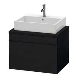 Duravit Waschtischunterschrank DuraStyle 70x54,8cm, Ei sw, f&uuml;r Konsole, 1 Auszug (DS531101616)