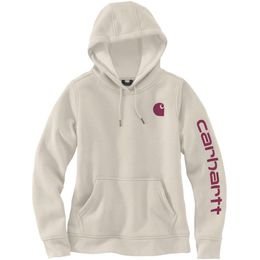 Carhartt Graphic Kapuzensweatshirt in wei&szlig;/lila in wei&szlig;/lila | Gr.: XL