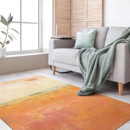 Bilderwelten Kork-Teppich Abstrakt orange Natur Korkmatte - Oase in der W&uuml;ste - W&uuml;ste Wohnzimmer Schlafzimmer