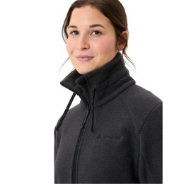 Vaude Damen Vaude Fleecejacke &raquo;WOMEN'S SKOMER WINTER FLEECE JACKET&laquo; ohne Kapuze f&uuml;r Erwachsene, mit w&auml;rmendem und schnell trocknendem Material schwarz