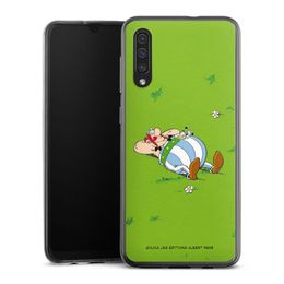 DeinDesign Galaxy A50 Handy Silikon H&uuml;lle Case transparent Handyh&uuml;lle Asterix Official Licensed Product Obelix Silikon Case