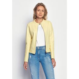 Lederjacke Maze "Summerset", Damen, Gr. S, gelb, Obermaterial: 100% Lammleder. Futter: 100% Polyester, Jacken