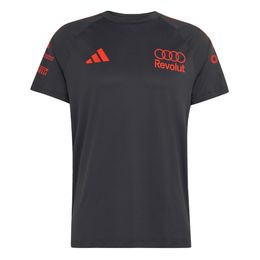 adidas Performance Funktionsshirt 'Audi Revolut F1 Team Mechanics' Herren Gr&ouml;&szlig;e XXL rot / schwarz