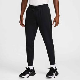 Sporthose Nike "M NK DF UV PRIMARY JOGGER PANT", Damen, Gr. XL, N-Gr, schwarz, schwarz, Obermaterial: 78% Polyester, 22% Baumwolle, Hosen Sporthose, aus weichem Premium-Strickmaterial, feuchtigkeitsableitend