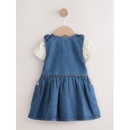 next Set: Body und Kleid M&auml;dchen Gr&ouml;&szlig;e 86 blue denim / gelb / gr&uuml;n / offwhite
