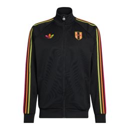 adidas Performance Sportsweatjacke 'Peru' Herren Gr&ouml;&szlig;e L neongelb / orange / rot / schwarz